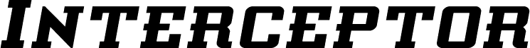 Interceptor Condensed Italic font | Fonts2u.com