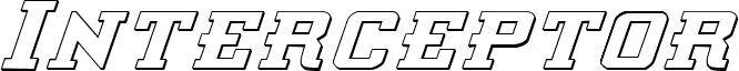 Interceptor Condensed Italic font | Fonts2u.com