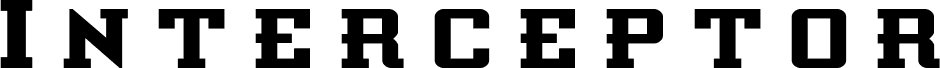Interceptor Pro font