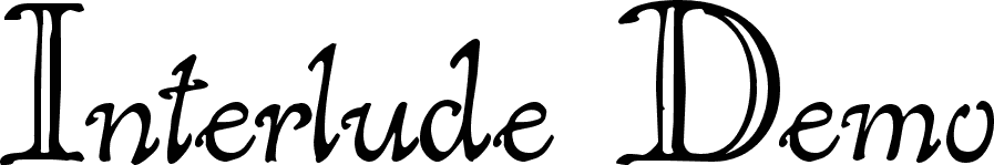 Interlude Demo font | Fonts2u.com