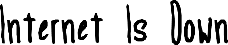 Internet Is Down font | Fonts2u.com