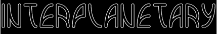INTERPLANETARY-Hollow font | Fonts2u.com