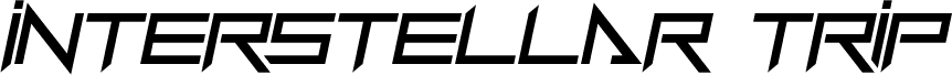 Interstellar Trip font | Fonts2u.com
