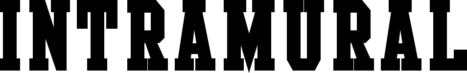 Intramural Bold JL font