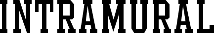 Intramural JL font | Fonts2u.com
