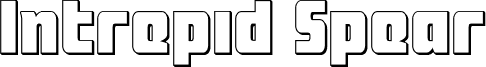 Intrepid Spear LC Straight Con font | Fonts2u.com