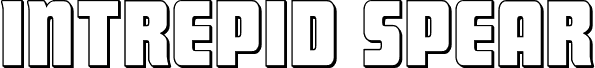 Intrepid Spear LC Straight font | Fonts2u.com