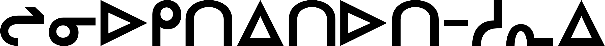 Inuktitut-Sri Regular font | Fonts2u.com