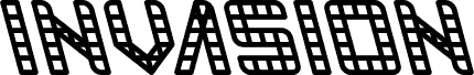 INVASION-Filled Bold font | Fonts2u.com