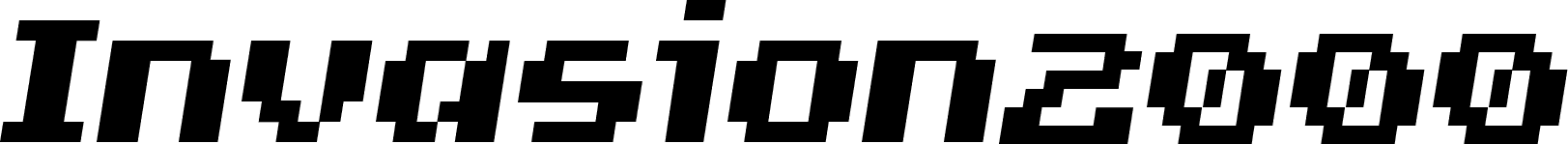 Invasion2000 font