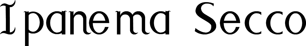 Ipanema Secco font | Fonts2u.com