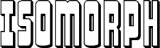 Isomorph font