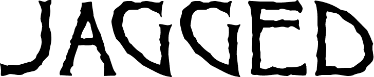 Jagged Regular font | Fonts2u.com