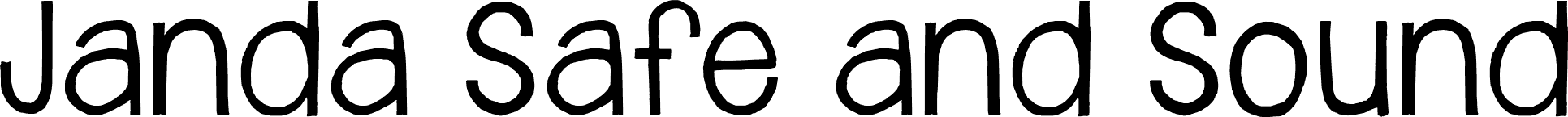Janda Safe and Sound Solid font
