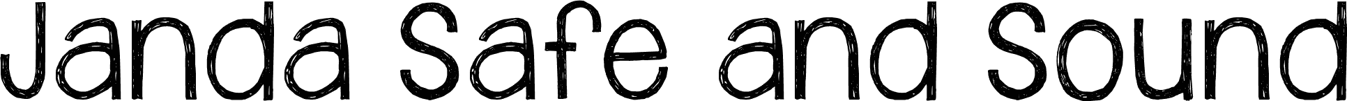 Janda Safe and Sound font