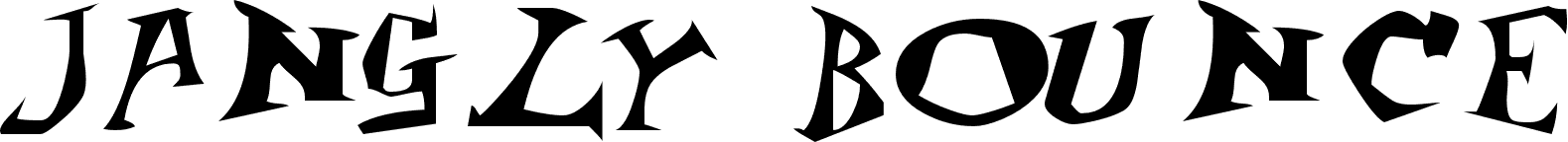Jangly Bounce font | Fonts2u.com
