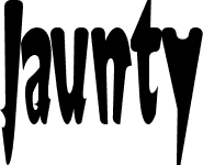 Jaunty Normal fuente | Fonts2u.com