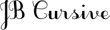 JBCursive font