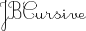 JBCursive-V3 font | Fonts2u.com