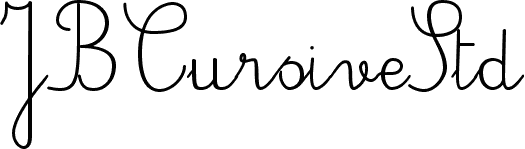 JBCursiveStd-Normal font | Fonts2u.com