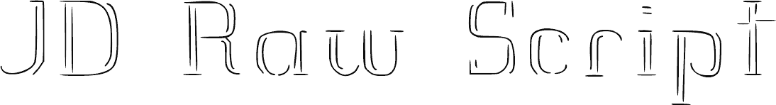 JD Raw Script Regular font | Fonts2u.com