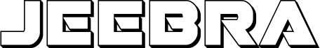 Jeebra Expanded font