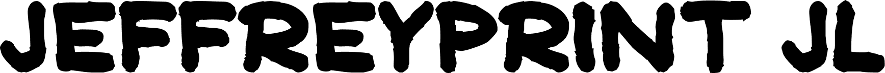 JeffreyPrint JL Bold font | Fonts2u.com