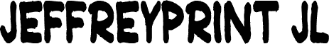 JeffreyPrint JL Bold font | Fonts2u.com
