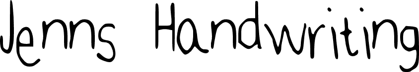 Jenns Handwriting fuente | Fonts2u.com