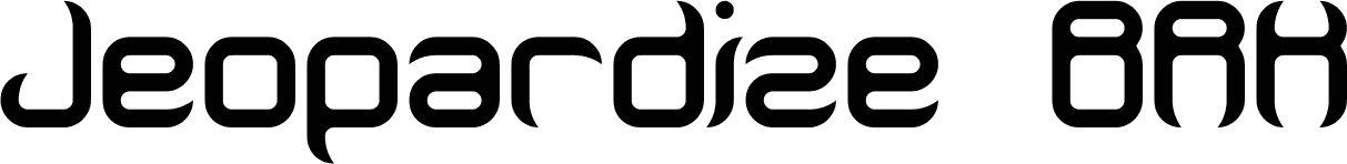 Jeopardize BRK font | Fonts2u.com