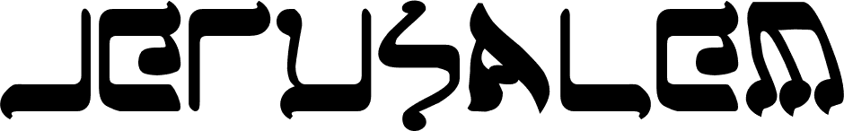 Jerusalem Bold font