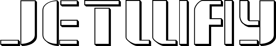 Jetway 3D Regular font
