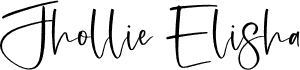 Jhollie Elisha Italic font | Fonts2u.com