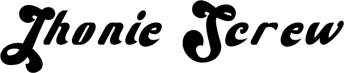 Jhonie Screw font | Fonts2u.com