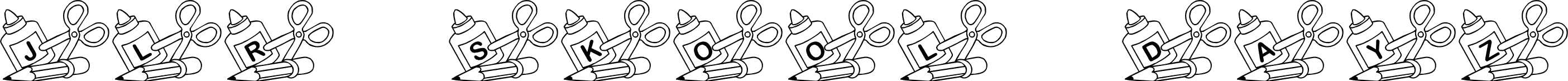 JLR Skool Dayz font | Fonts2u.com