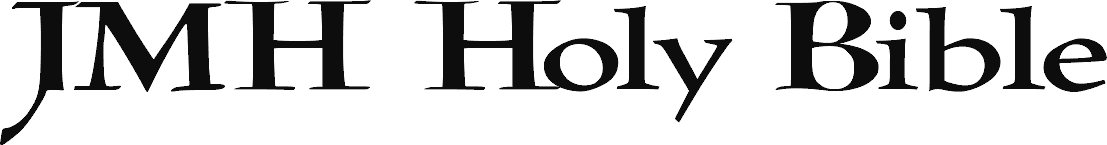 JMH Holy Bible font