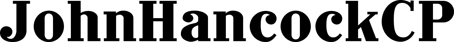 JohnHancockCP Medium font