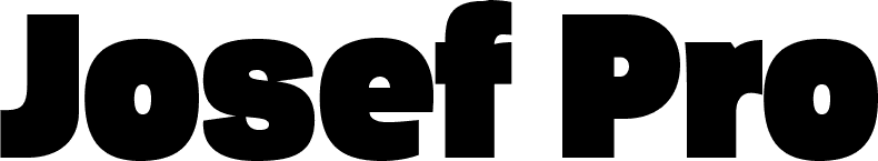 JosefProBold-Ultra font