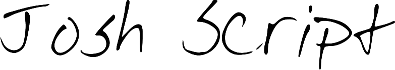 Josh_Script font | Fonts2u.com