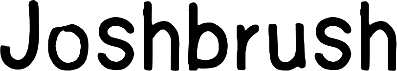 Joshbrush Regular font | Fonts2u.com