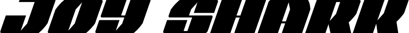 Joy Shark font