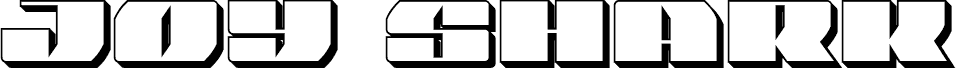 Joy Shark Laser Semi-Condensed font