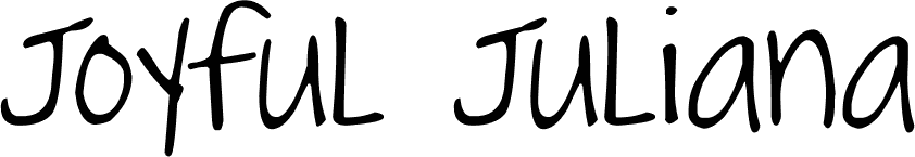 Joyful Juliana font