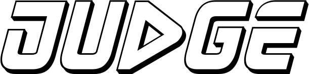 Judge 3D Italic font | Fonts2u.com