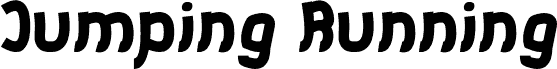 Jumping Running Bold font | Fonts2u.com