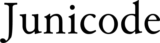 Junicode font