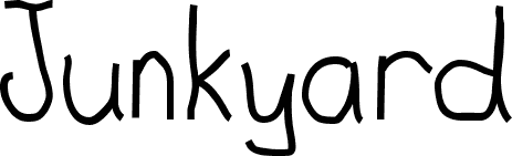 Junkyard font | Fonts2u.com