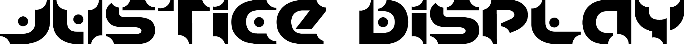 Justice Display Demo font | Fonts2u.com
