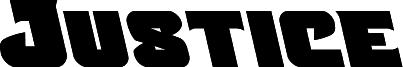 Justice font