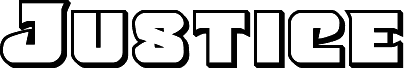 Justice font